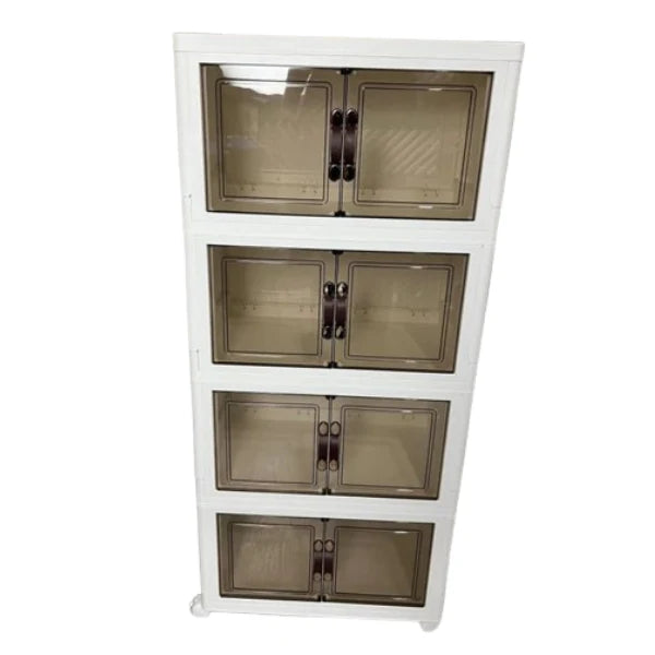 Storium Stackable Storage Cupboard 4-Layer – Smart Bazaar