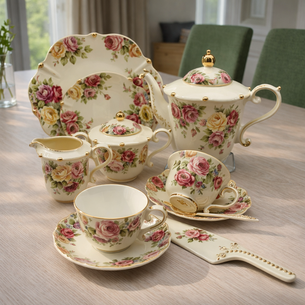 Royal Albert 31 Pcs Tea Set – Smart Bazaar